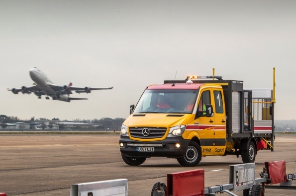 Mercedes-Benz Sprinters are flying high at Gatwick - Mercedes Vans