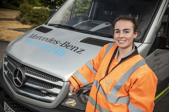 Roanza’s Fallon flies the flag for female commercial vehicle ...