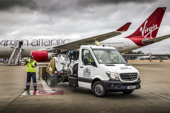 Purpose-built Mercedes-Benz Sprinters keep the fuel flowing at Gatwick ...