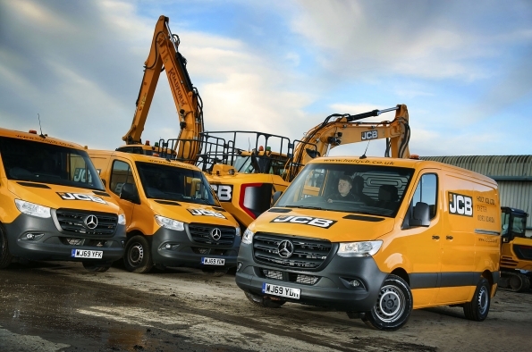 Mercedes-Benz Sprinter goes to ground for Holt JCB - Mercedes Vans
